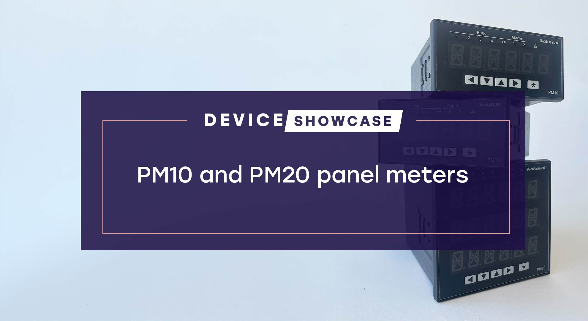 Panel Meters PM10/20 for Local Measurement and Monitoring Needs | Nokeval